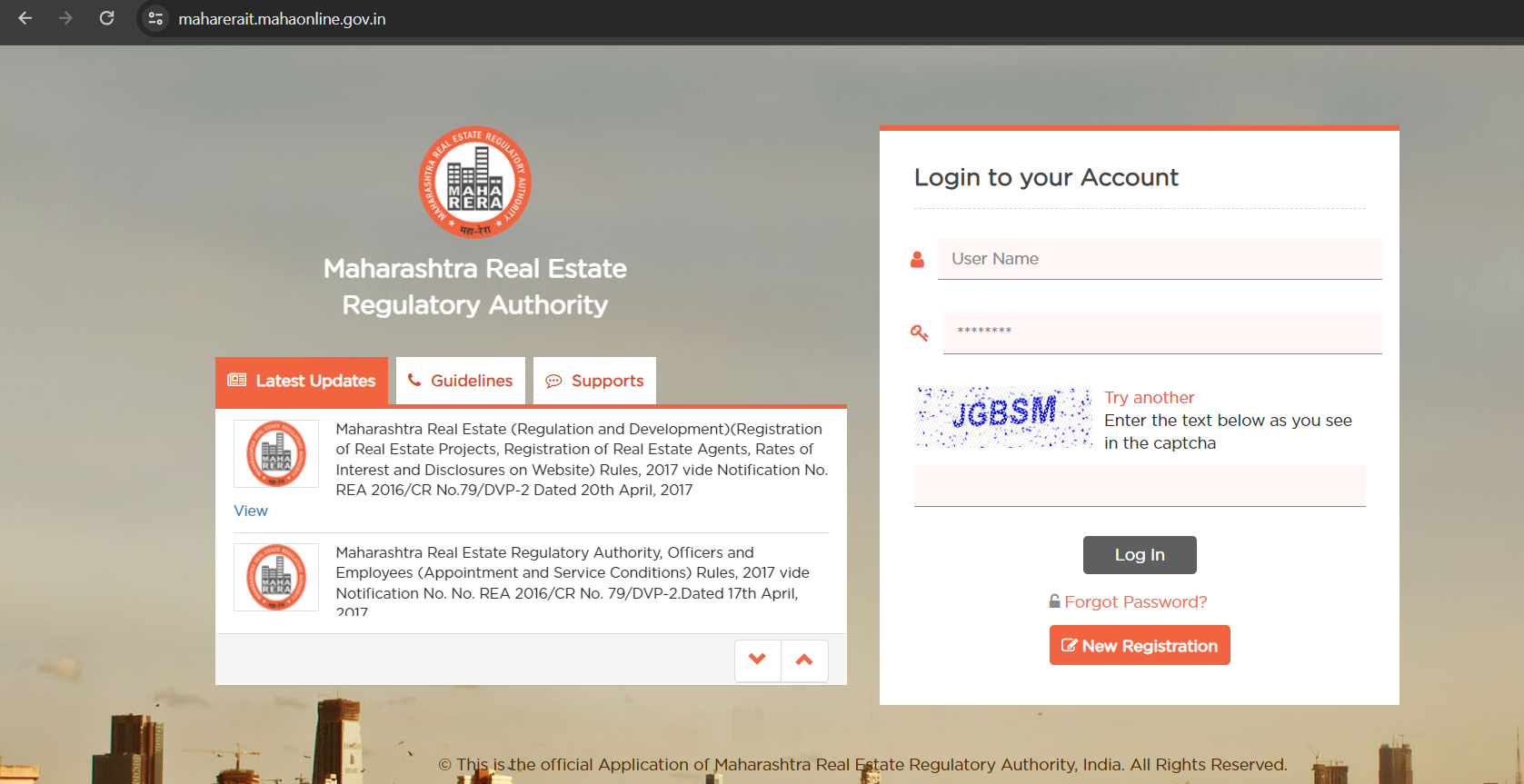 MahaRERA - Maharashtra Real Estate Regulatory Authority